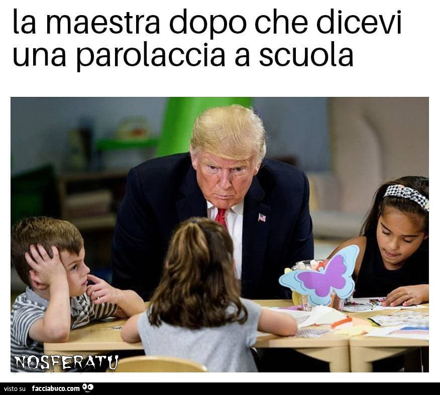 Tutti i meme su Donald Trump - Facciabuco.com