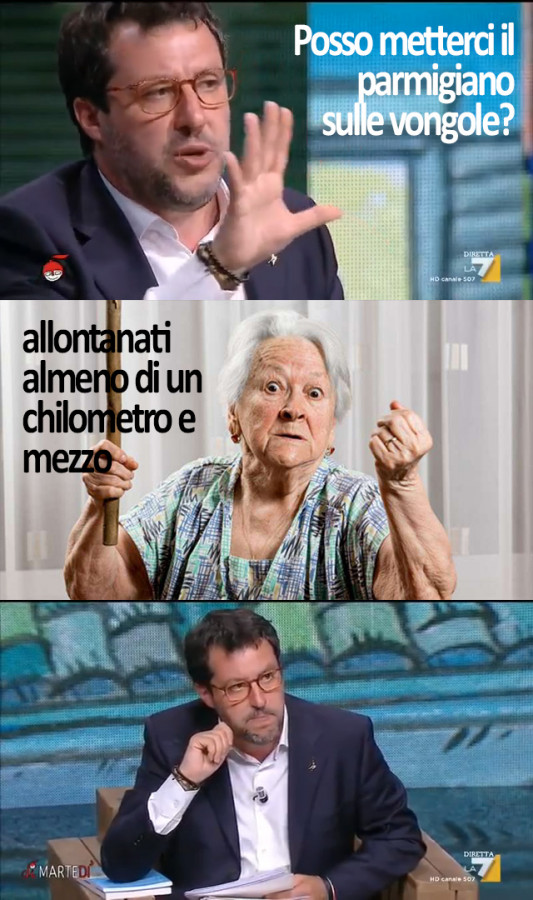 Salvini posso mascherina floris - Facciabuco.com