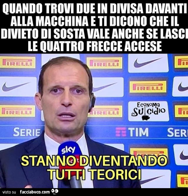 Tutti i meme su Massimiliano Allegri - Facciabuco.com