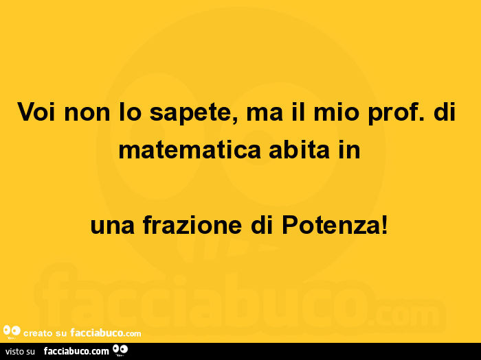 Tutti i meme sulla Matematica - Facciabuco.com