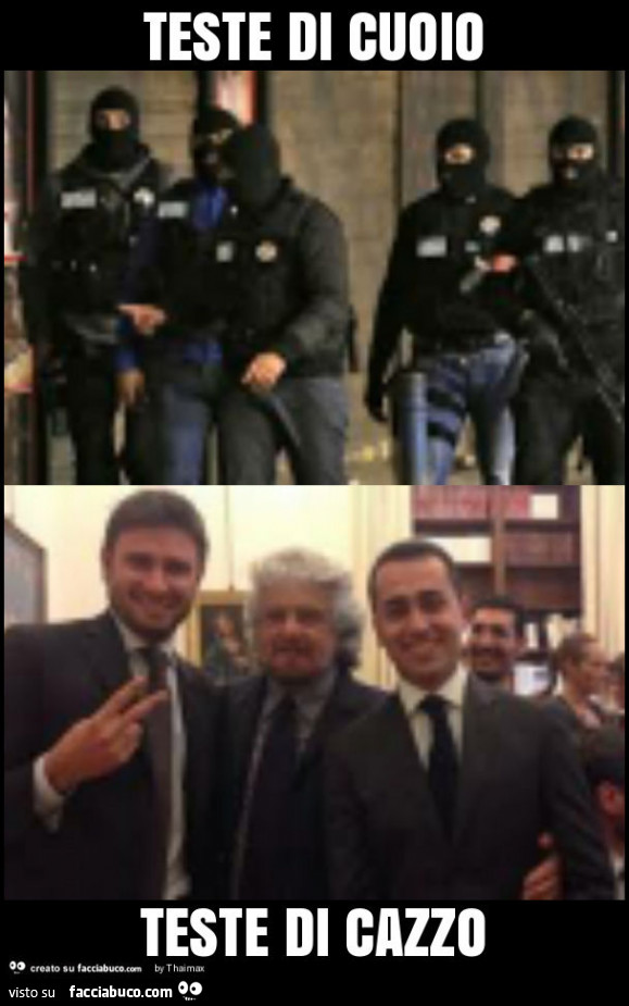 Teste di cuoio teste di cazzo - Facciabuco.com