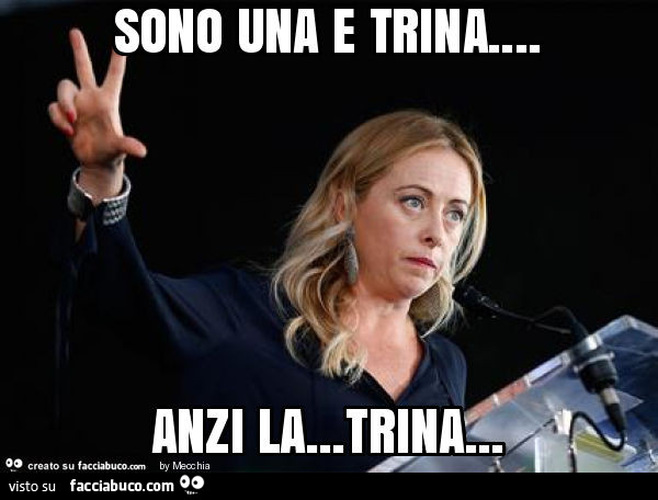 Tutti i meme su Giorgia Meloni - Facciabuco.com