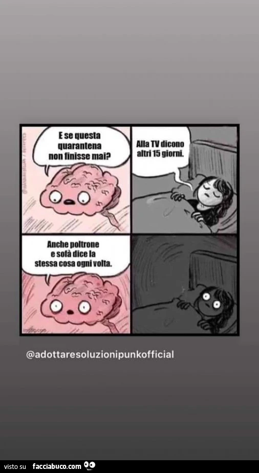 Sto esaurita ???… meme pubblicato da Eli - Facciabuco.com