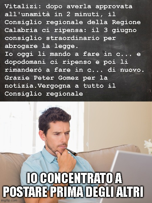 Premetto che amo la Calabria e i calabresi, il mio post è uno sfogo ...