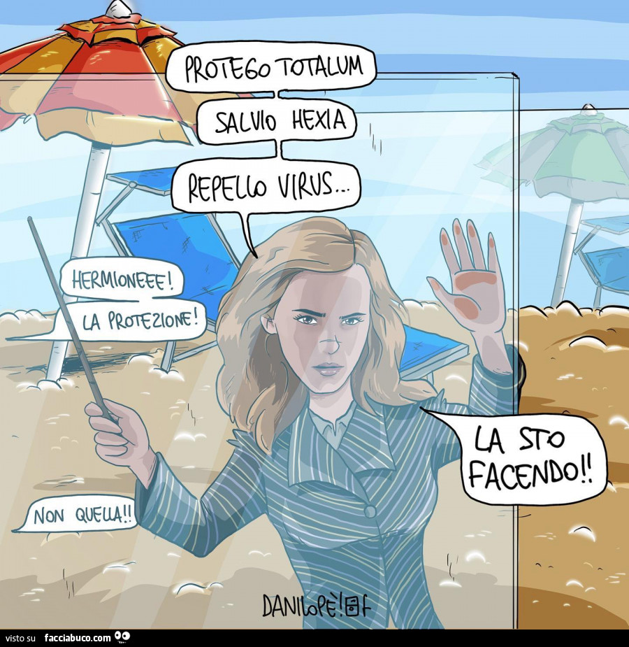 Hermione e il plexiglass - Facciabuco.com