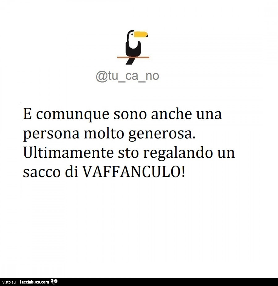 Tutti i meme sul Vaffanculo - Facciabuco.com