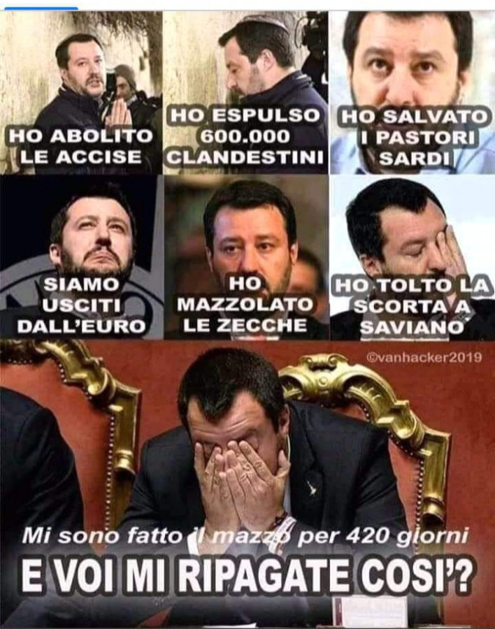 Tutti i meme su Matteo Salvini - Facciabuco.com